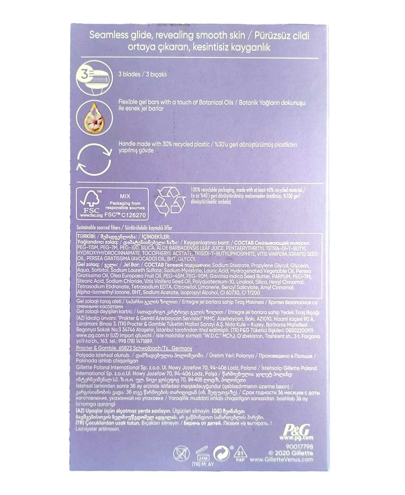 Gillette VENUS BREEZE SPA 2 UP RAZOR | ToptanTRPro.com